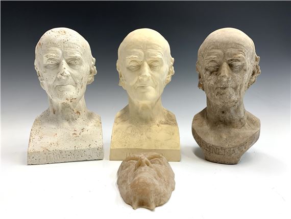 Alec Wiles | plaster marquette bust of Dr Samuel Hahnemann creator of ...