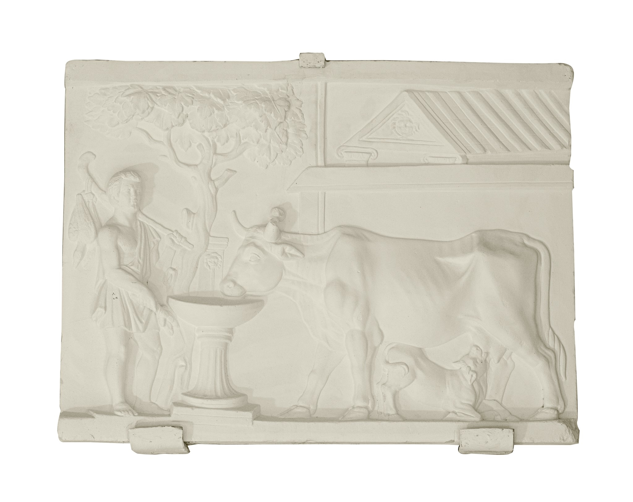 Peter Hone | Two moulded plaster panels | MutualArt