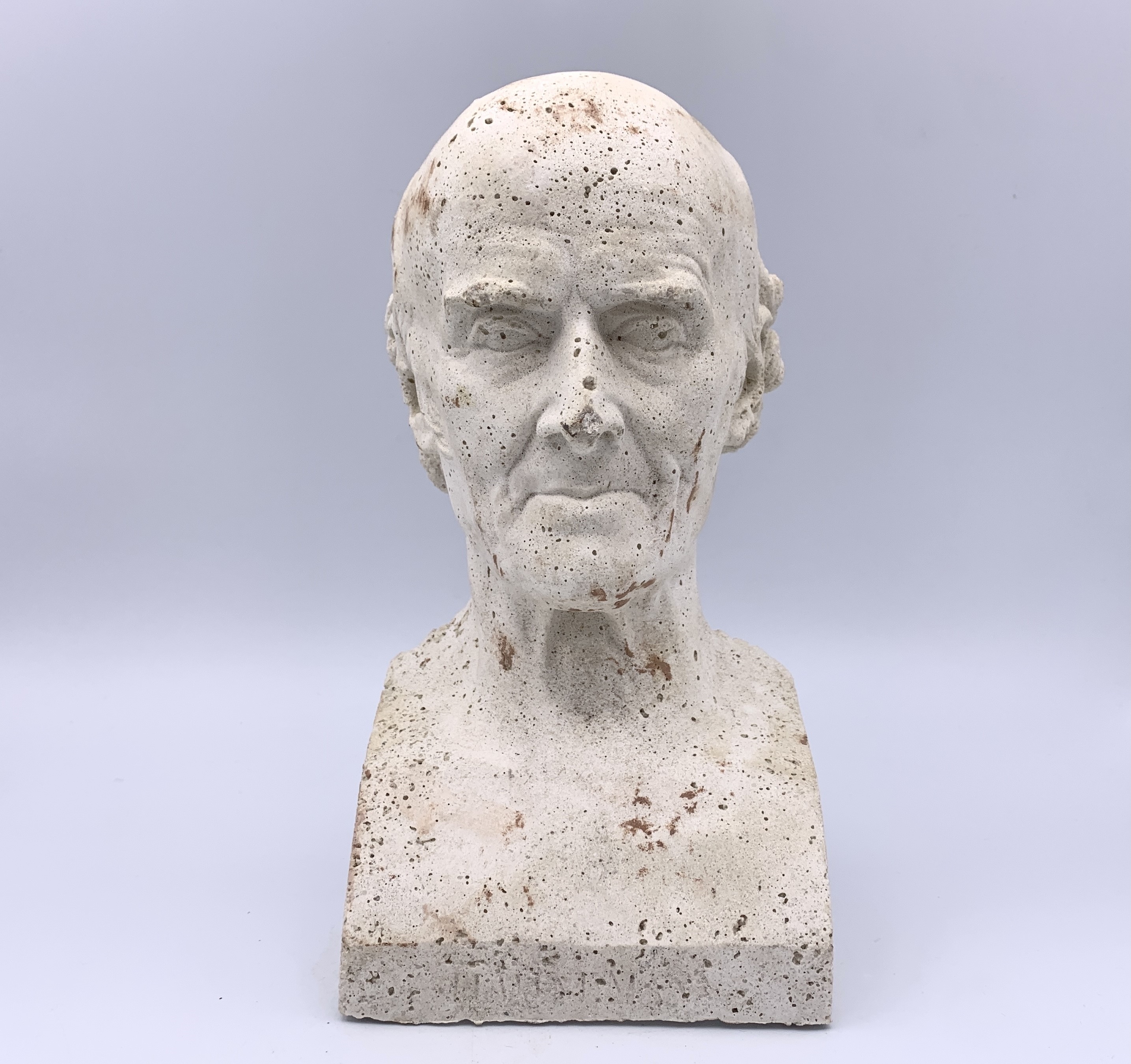 Alec Wiles | plaster marquette bust of Dr Samuel Hahnemann creator of ...