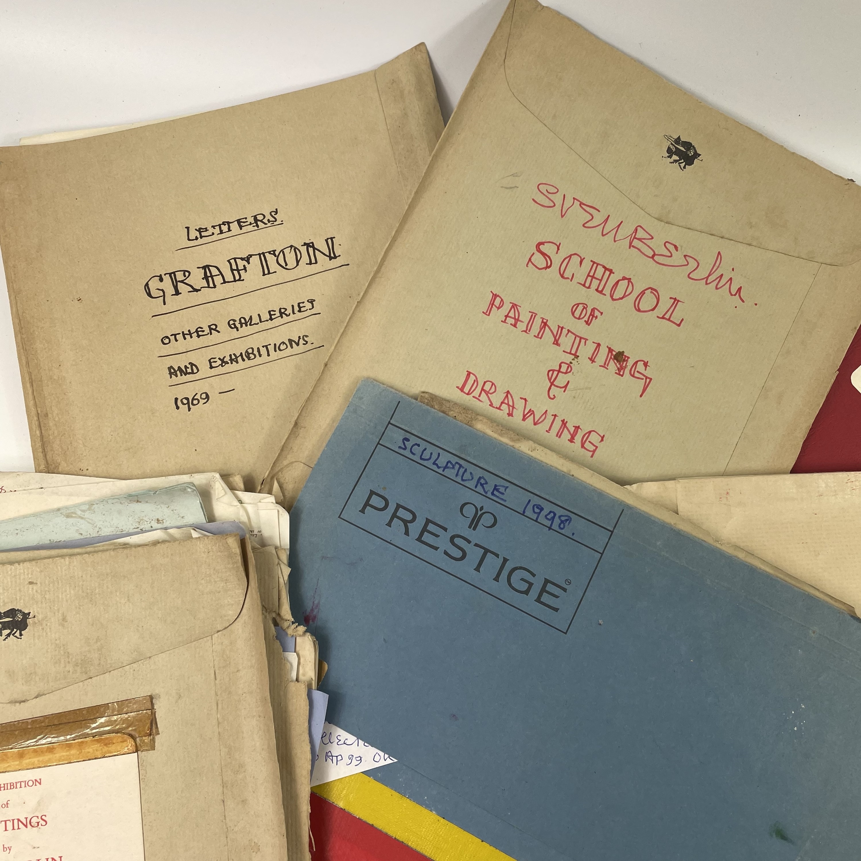 Sven Berlin | A box of letters to and from galleries | MutualArt