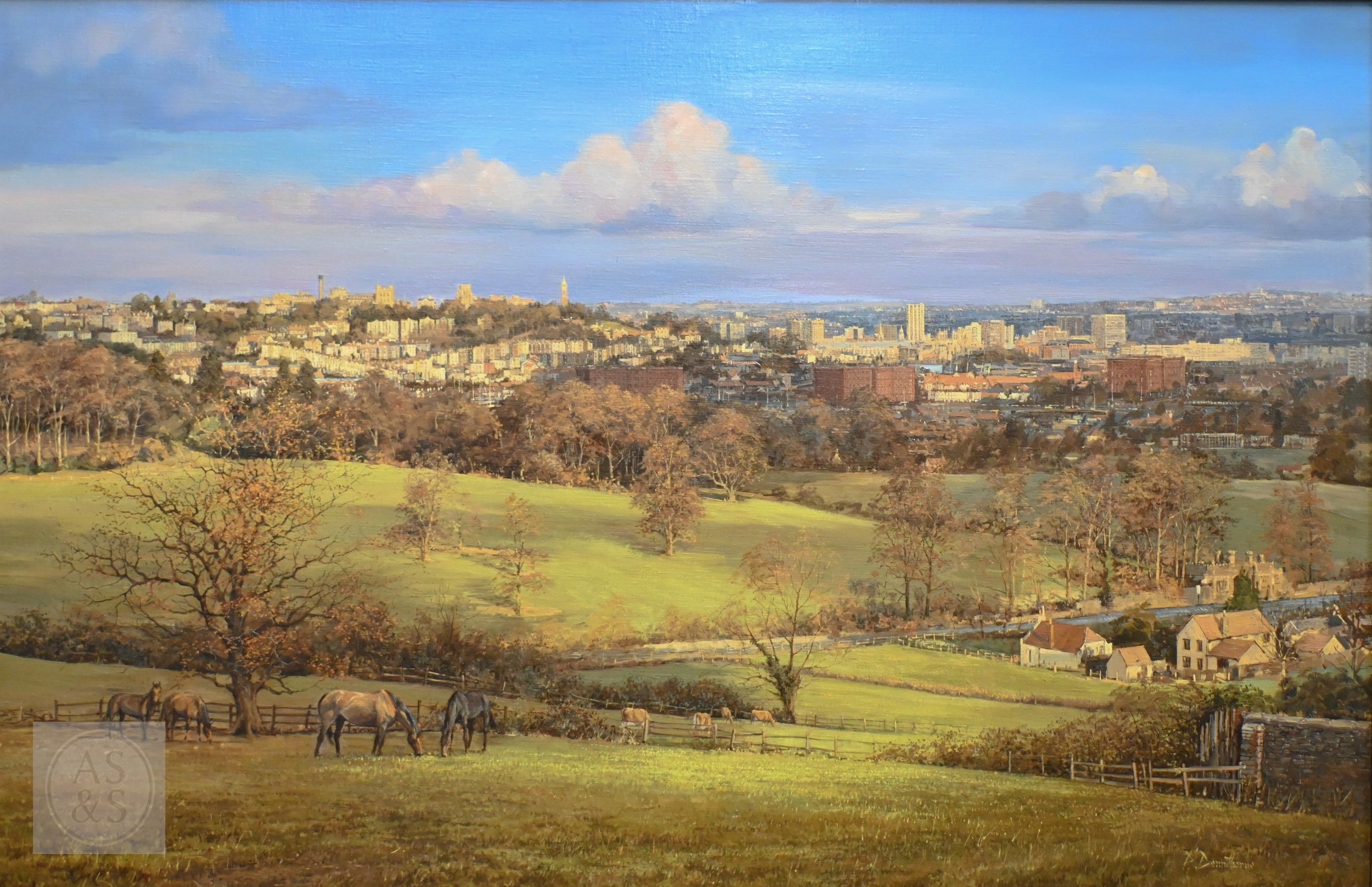 Peter Donnithorne | A panoramic view of Bristol | MutualArt