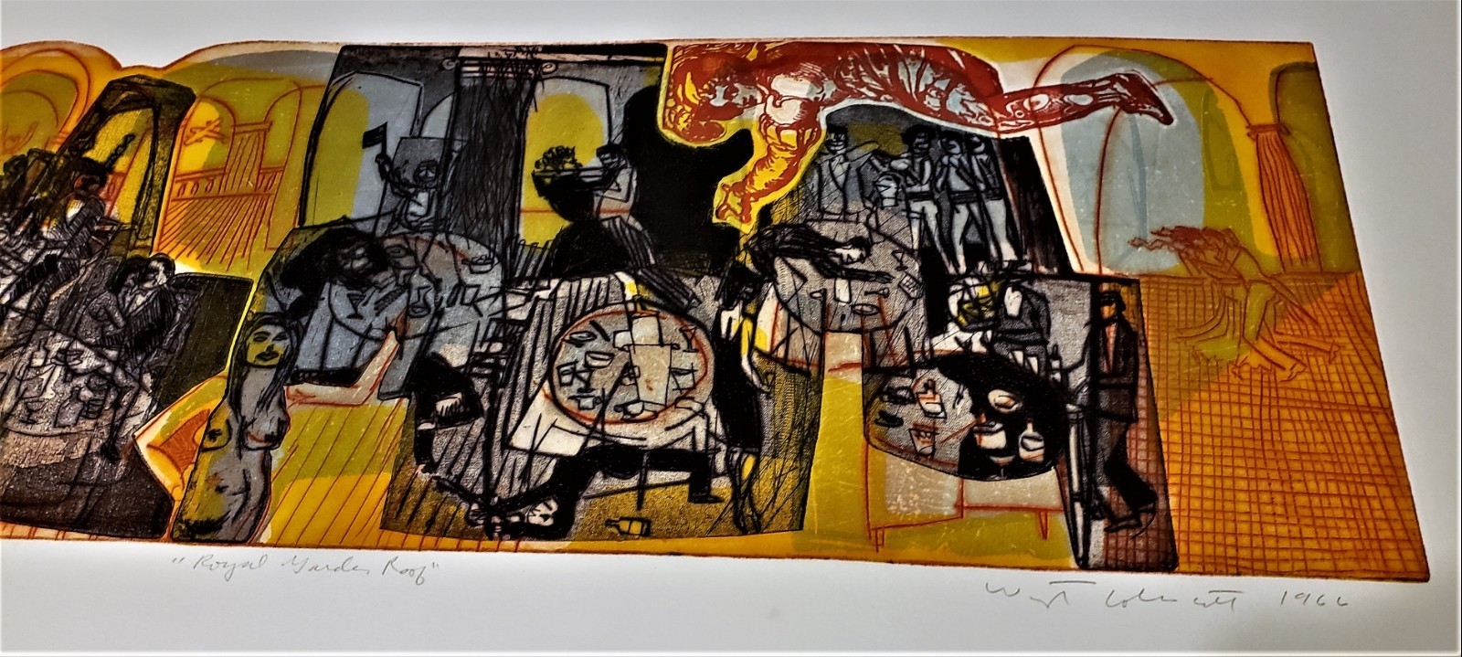 Warrington Colescott | Royal Garden Roof (1965 - 1966) | MutualArt