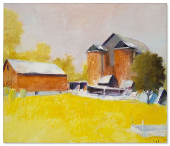 Wolf Kahn | The Clark Farm IV (1976) | MutualArt