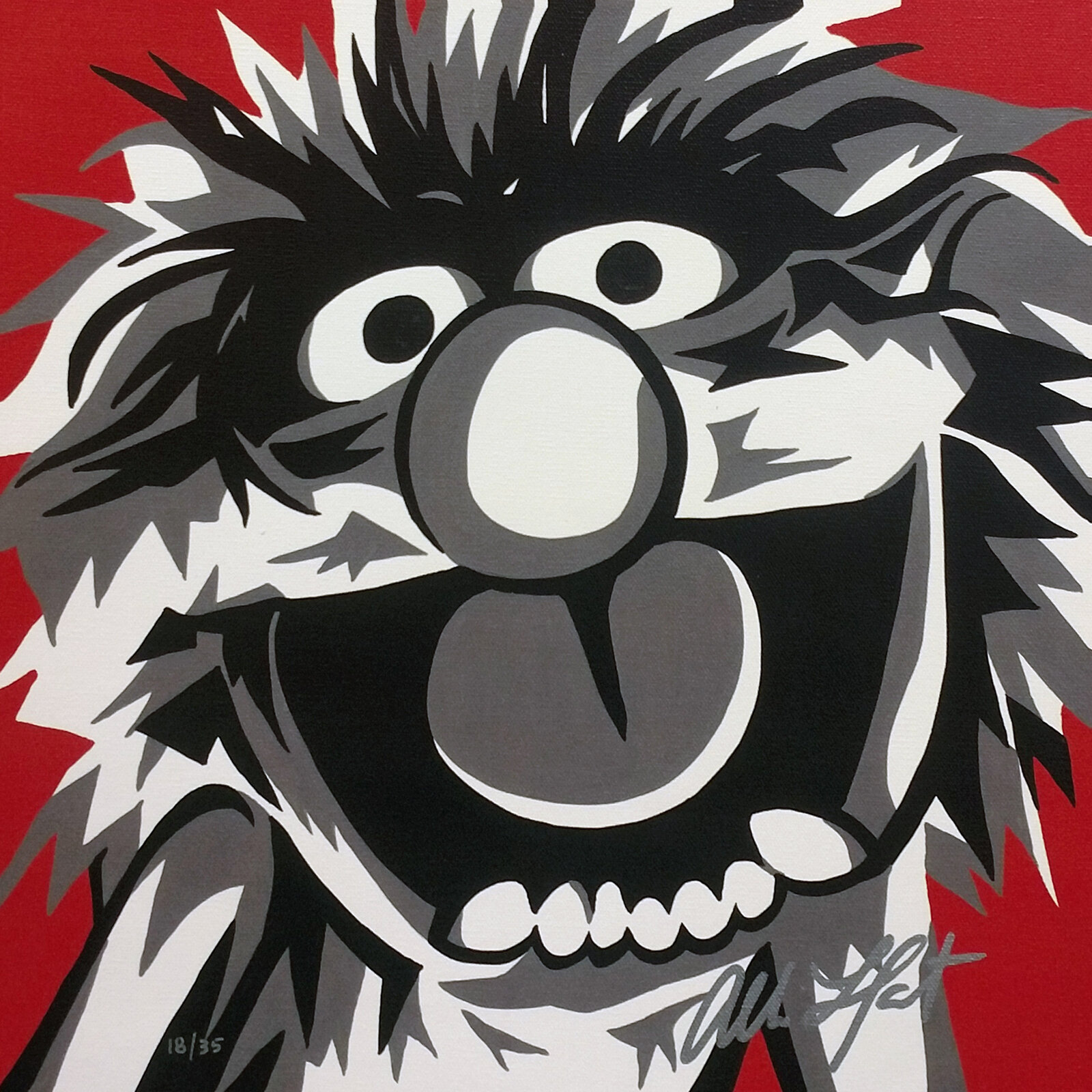 Allison Lefcort | Muppets - Animal (circa 2000) | MutualArt