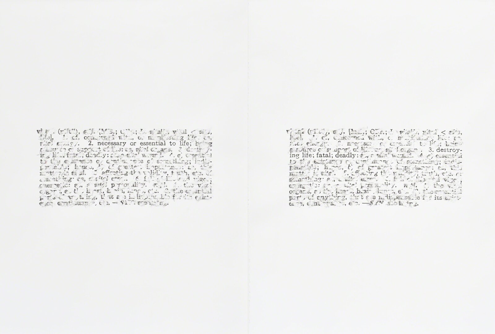Bethany Collins | Vital, 1968 (2015) | MutualArt