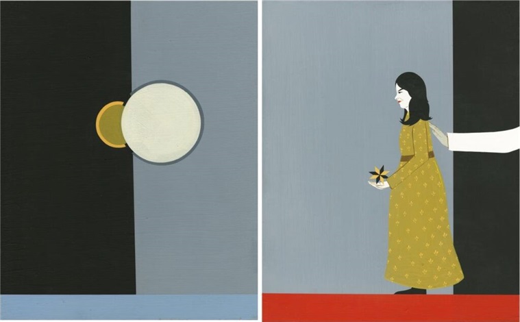 Clare Rojas | Untitled 2 (set of 2) (2010) | MutualArt