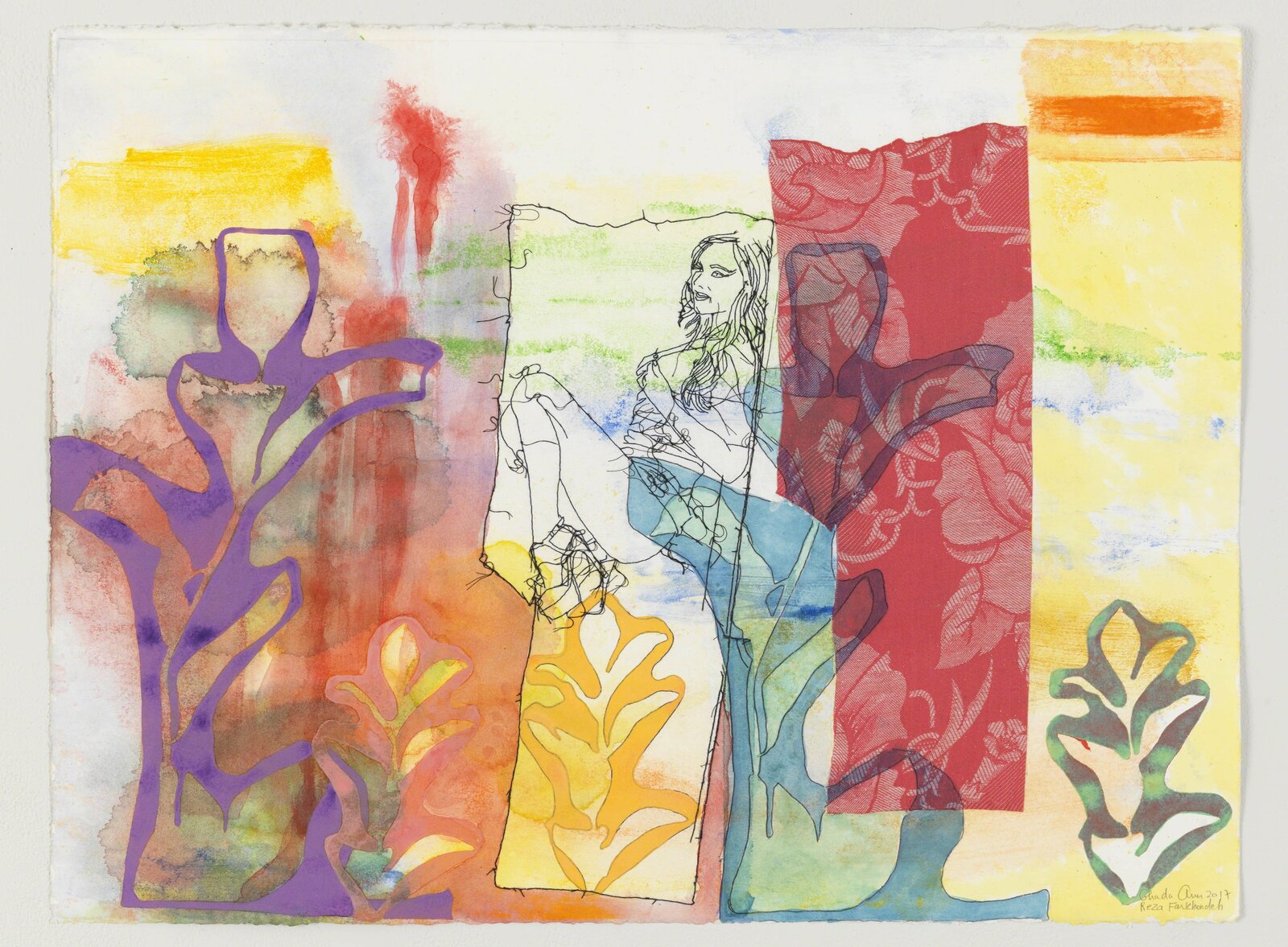 Ghada Amer | Girl of Safe Places (2017) | MutualArt