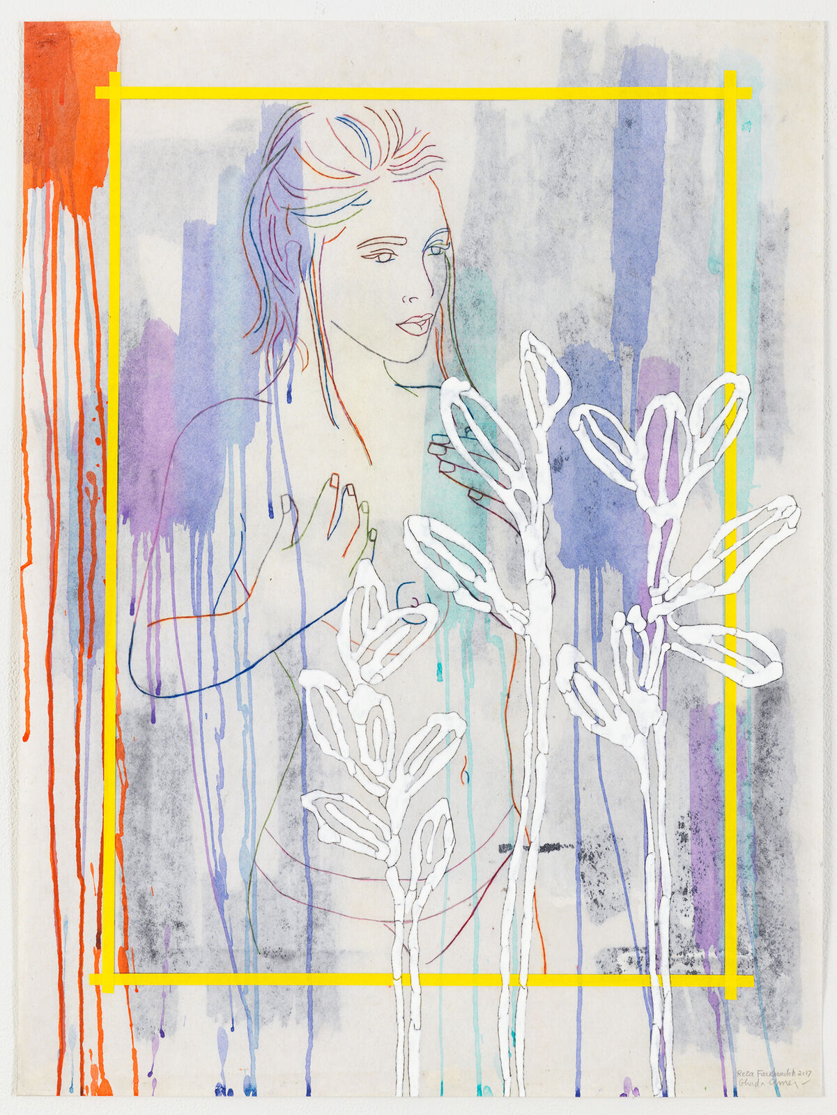 Ghada Amer | Moulin Jaune (2017) | MutualArt