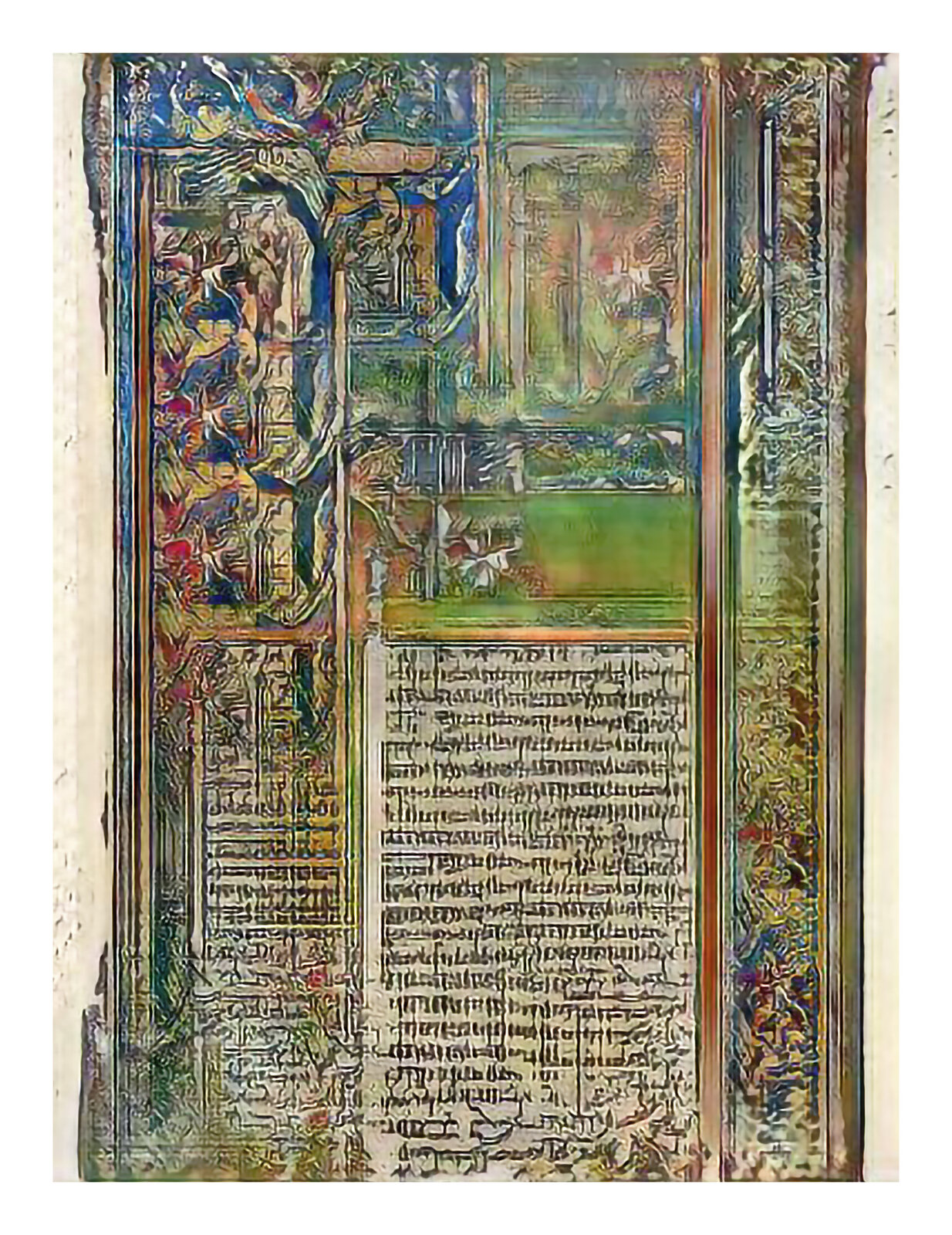 Jason Salavon | Narrative Frame (Illuminated Manuscripts 2) (2019 ...