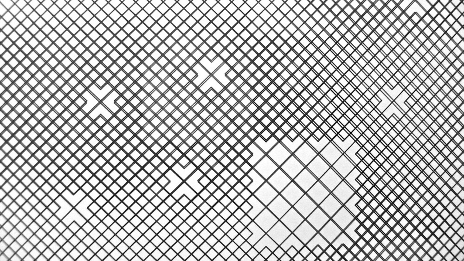 Jean-Pierre Hébert | Fractal Moire Ghost (1987) | MutualArt