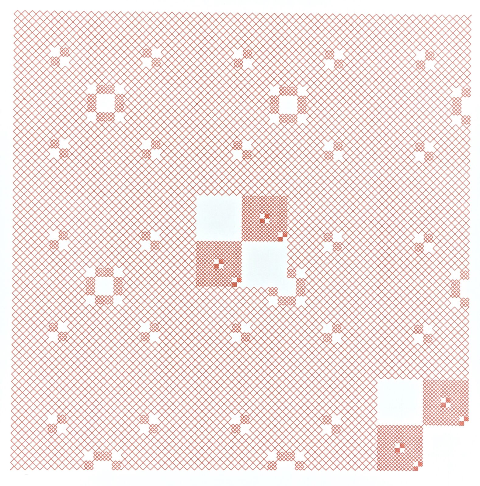 Jean-Pierre Hébert | Ligne rouge continue en canon, second degré (1977 ...