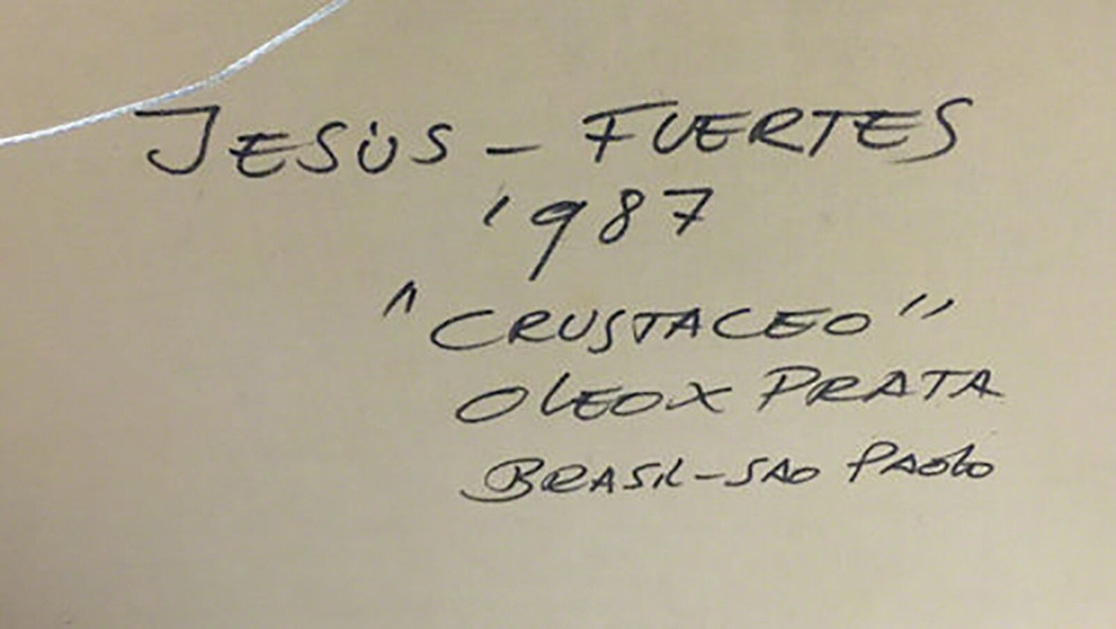 Jesús Fuertes | Crustaceo (1987) | MutualArt