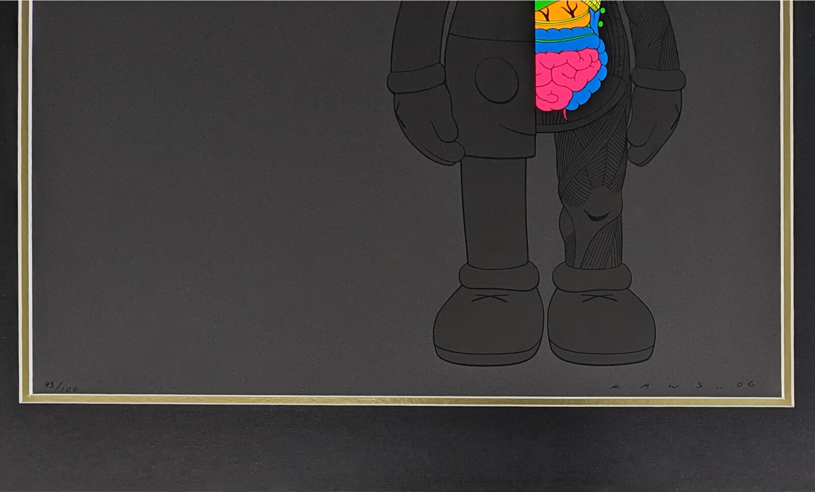 KAWS | Dissected Companion (Black) (2005) | MutualArt