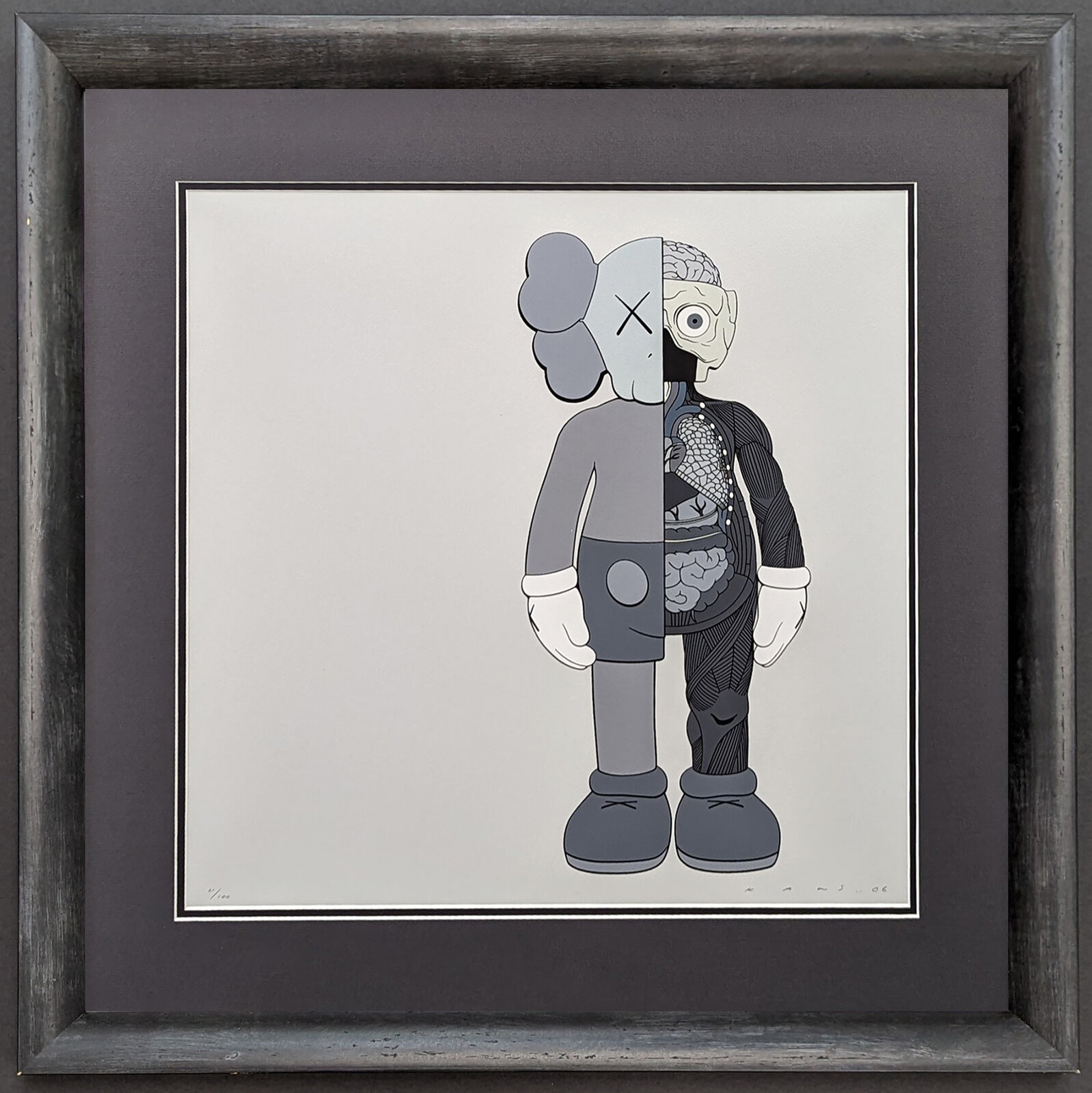 KAWS | Dissected Companion (Grey) (2005) | MutualArt