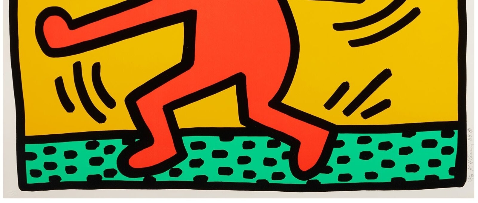 Keith Haring | Growing (1) (1988) | MutualArt