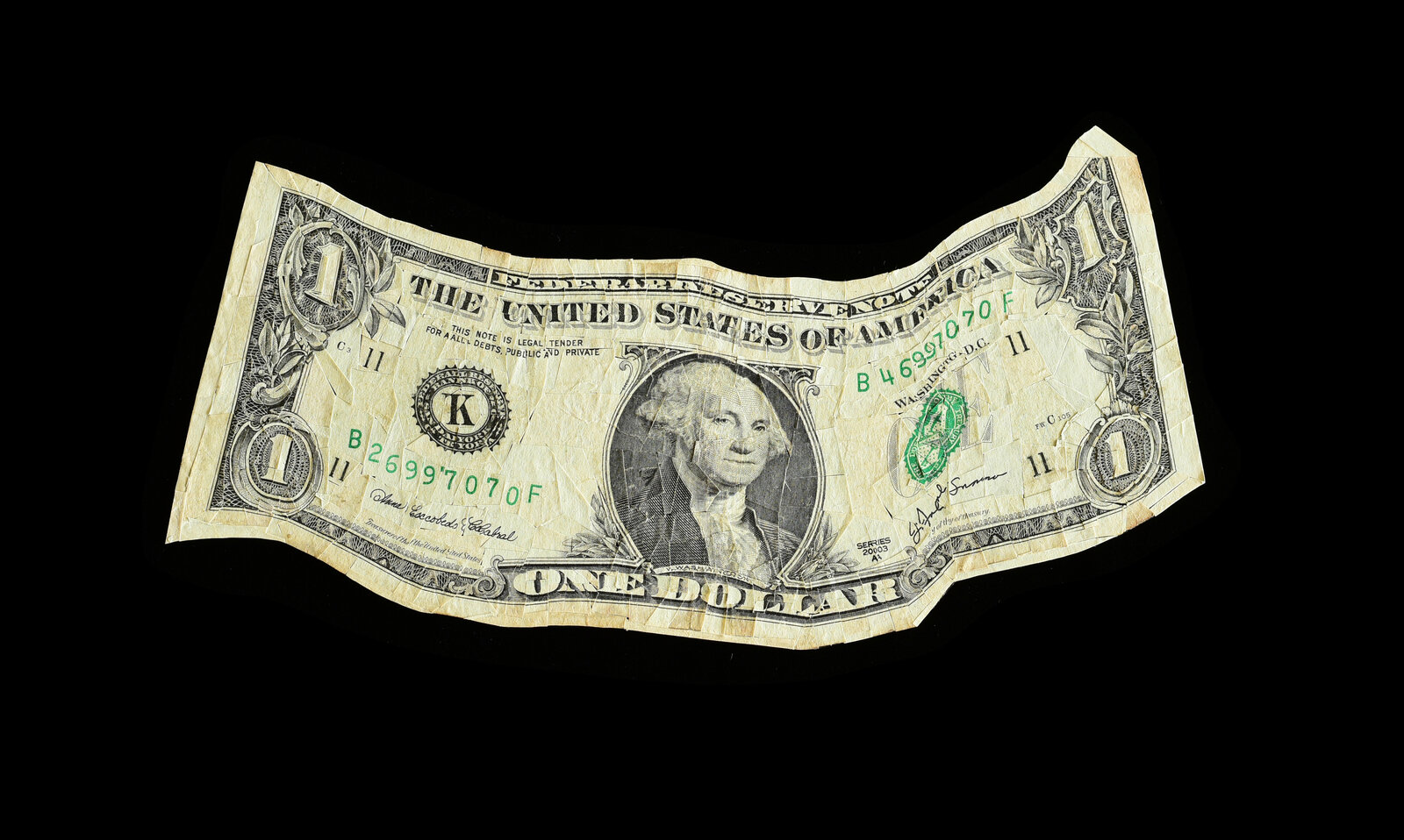Kim Rugg | Bent Dollar (2007) | MutualArt