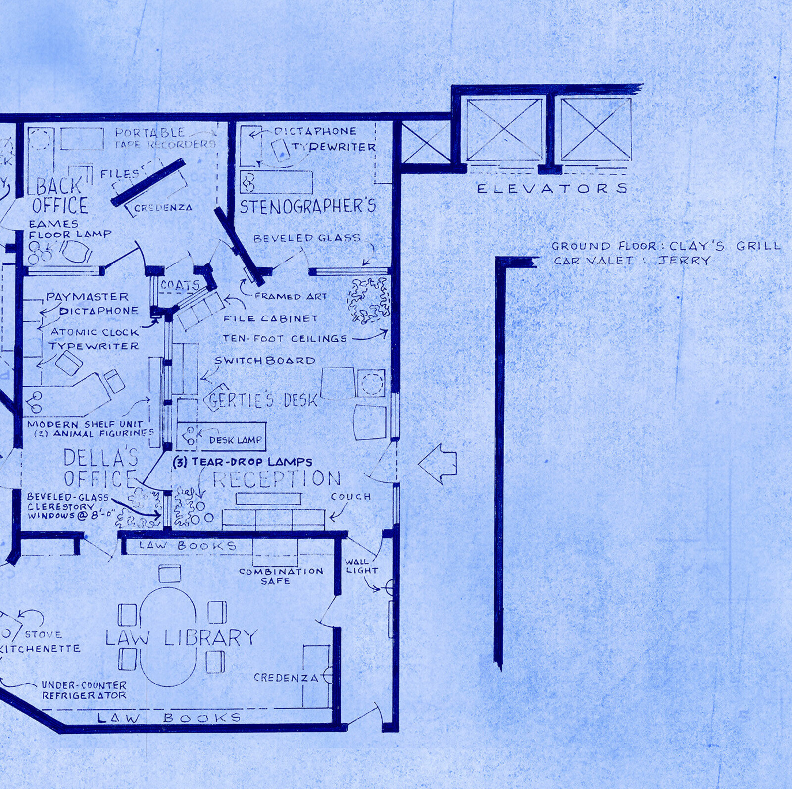 Mark Bennett | Office of Perry Mason, Atty (Perry Mason) (2023) | MutualArt