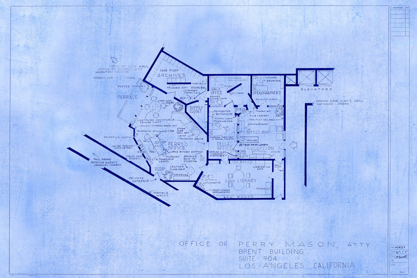 Mark Bennett | Office of Perry Mason, Atty (Perry Mason) (2023) | MutualArt