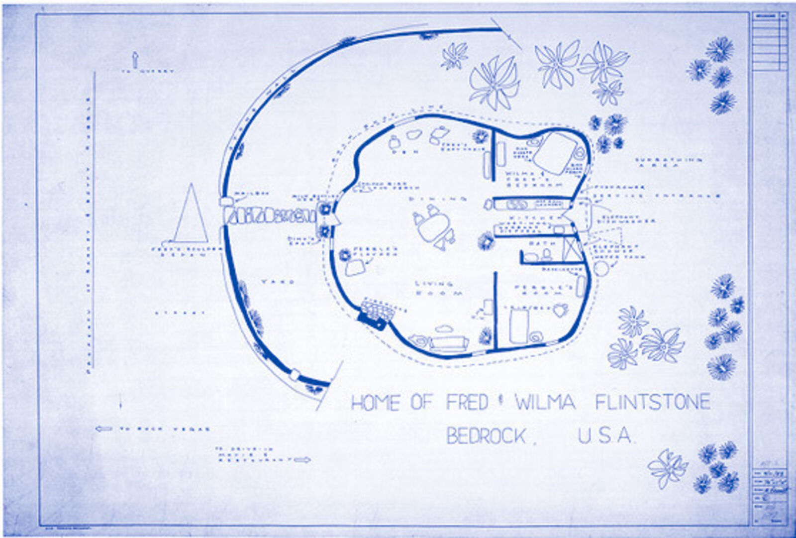 Mark Bennett | The Home of Fred & Wilma Flintstone (The Flintstones ...