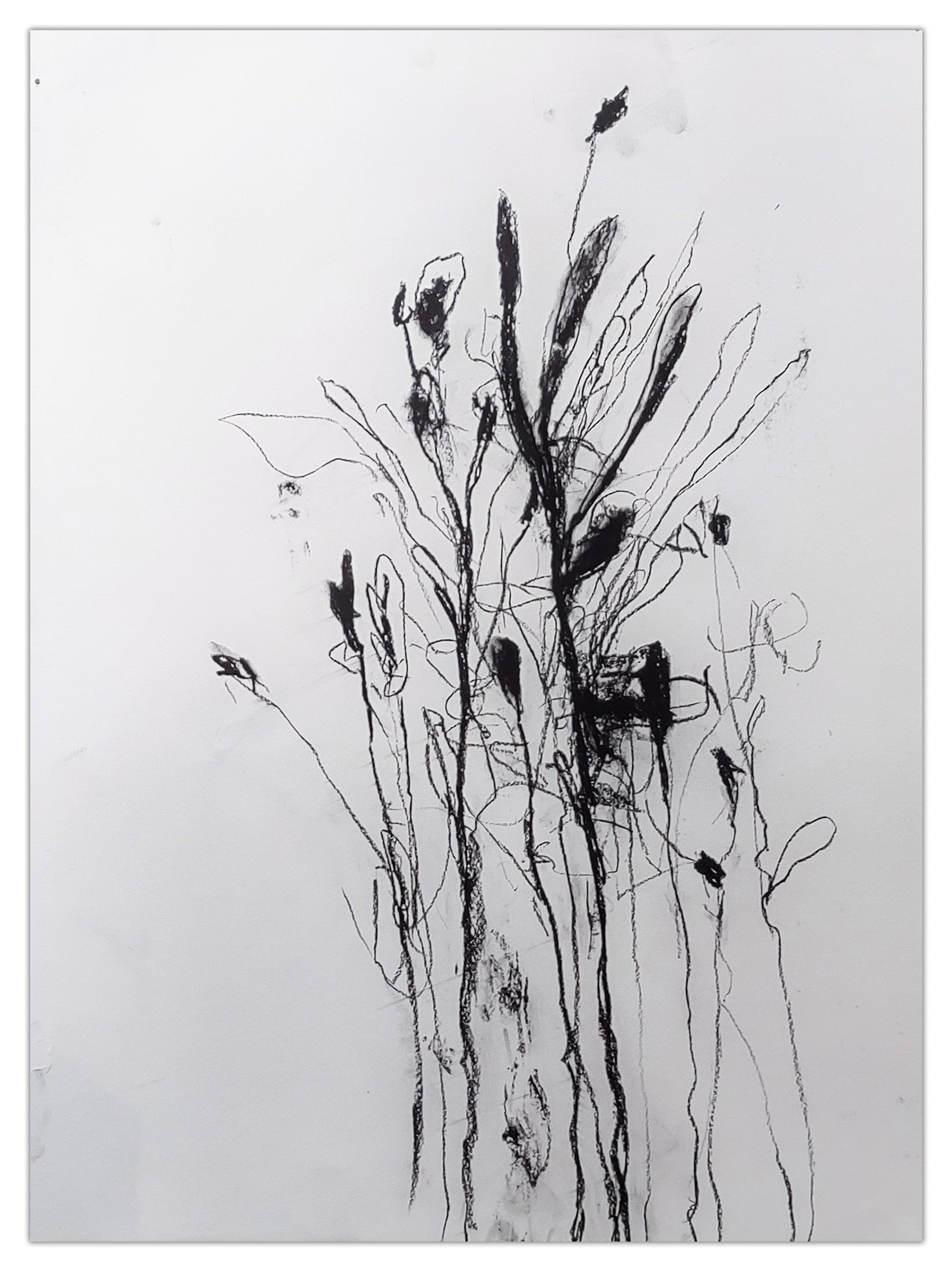 Robert Baribeau | In the weeds ink bloom #3 (2023) | MutualArt