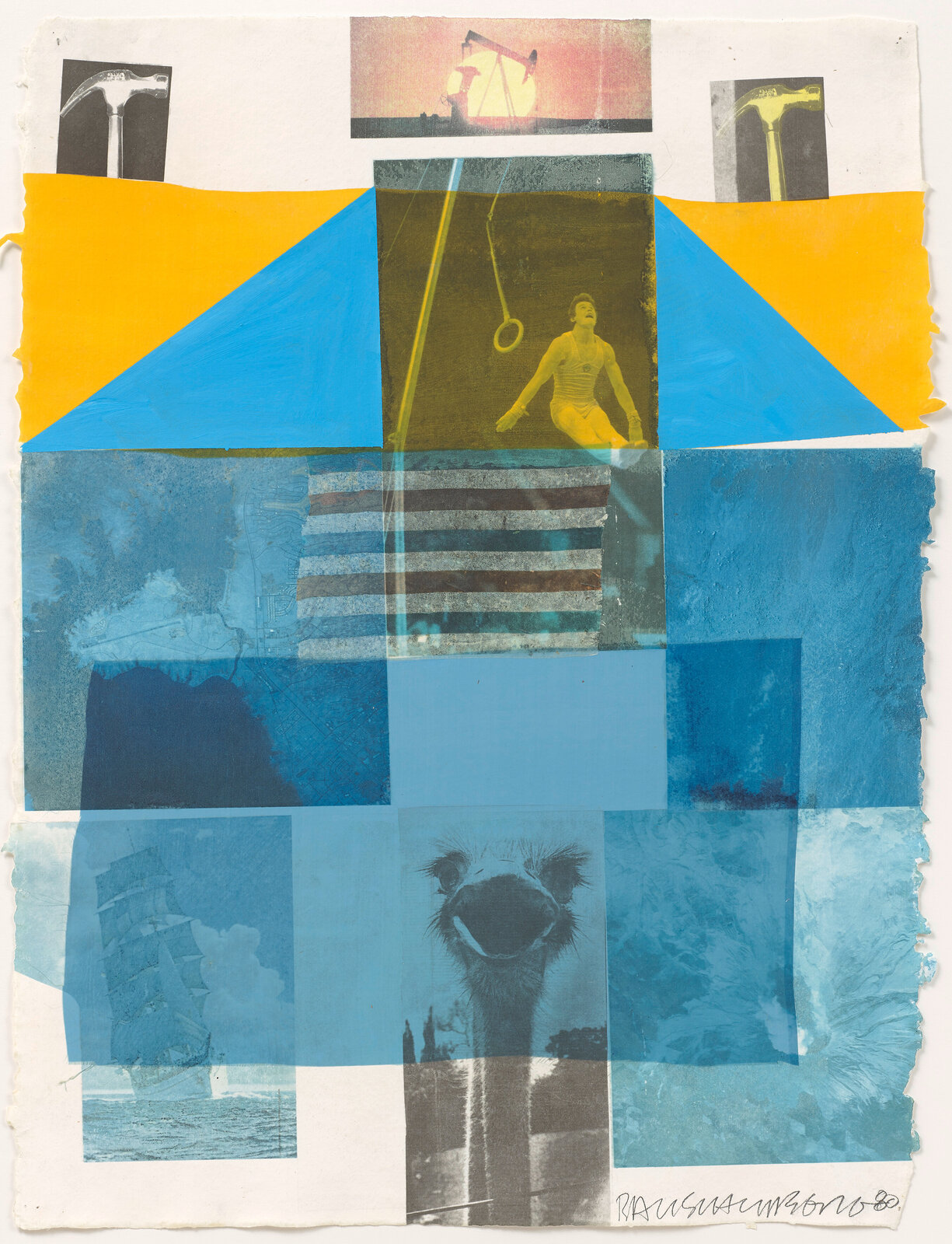 Robert Rauschenberg | Flue (1980) | MutualArt