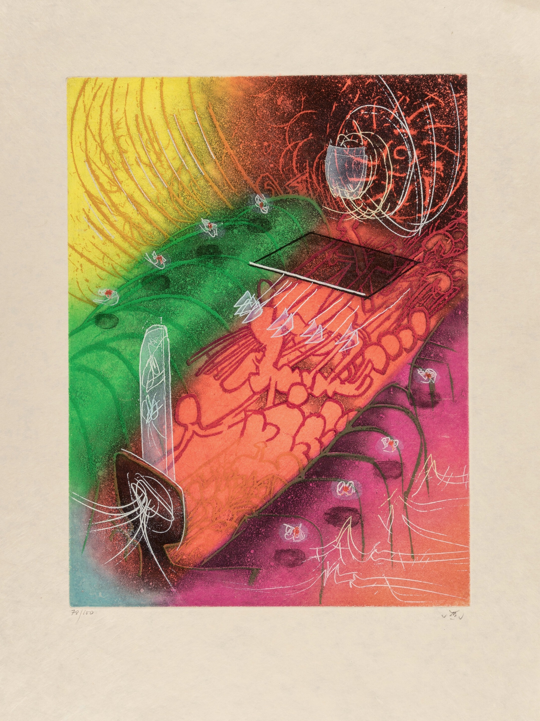 Roberto Matta | Attire la gai venin from Une Saison en Enfer (1977 ...