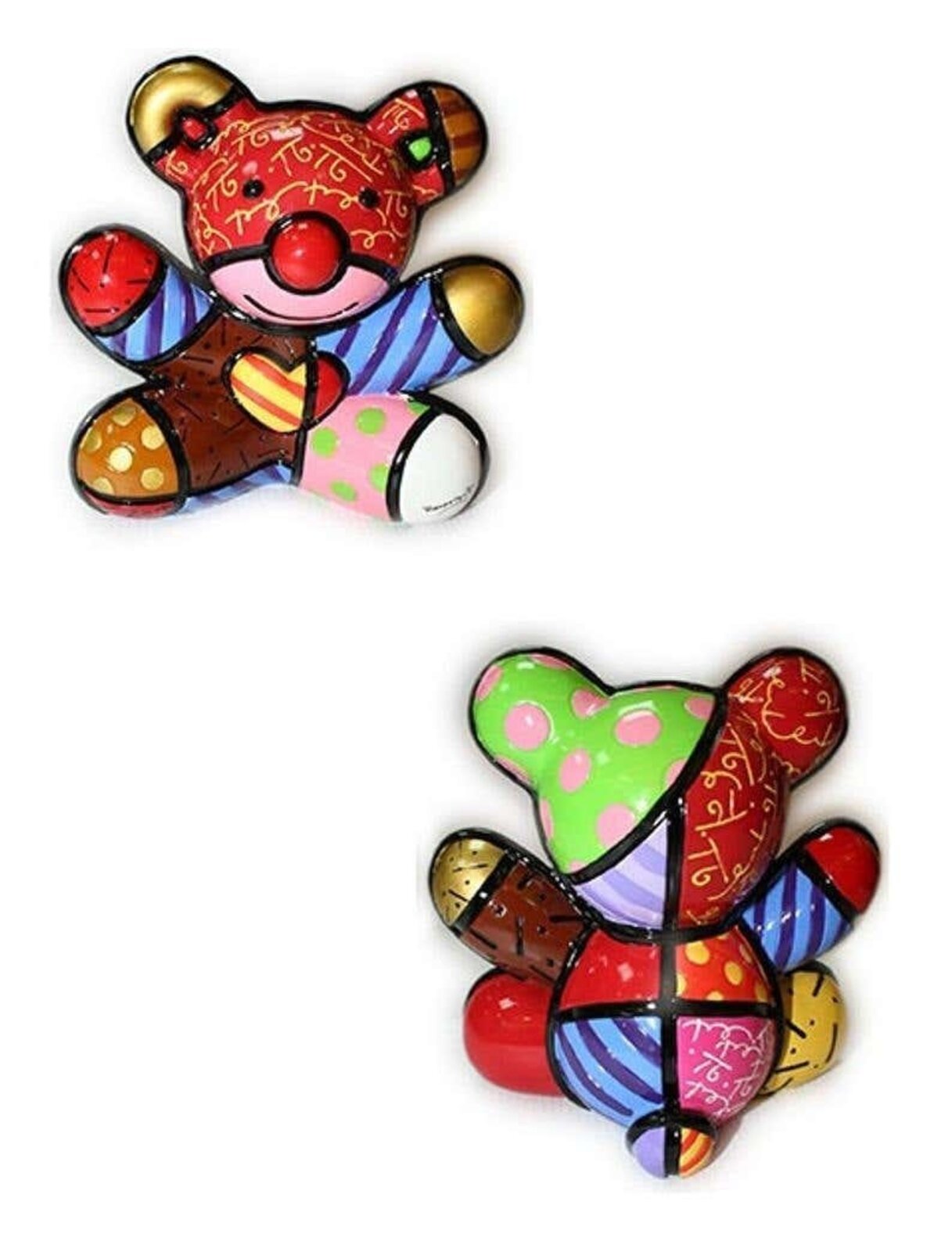 Romero Britto | Love Bear (Sculpture) (2008) | MutualArt