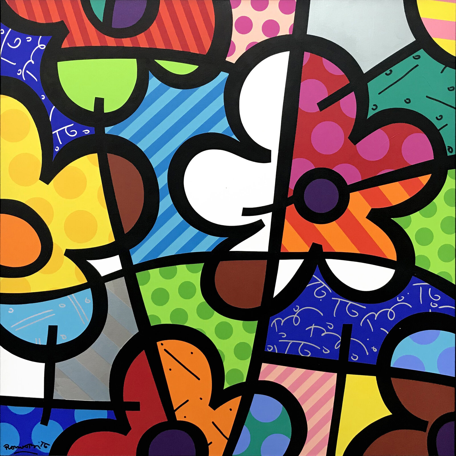 Romero Britto | Sao Paulo Spring (2004) | MutualArt