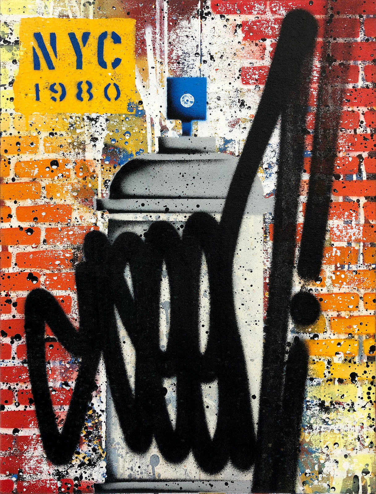 Richard Mirando | Nyc 1980 (Orange) (2023) | MutualArt