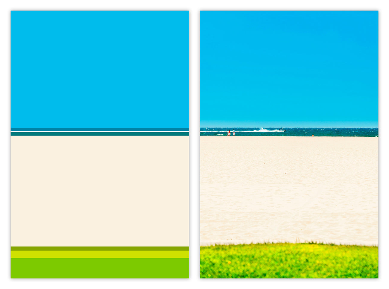 Serge Hamad | Temporal Perception 111 (Diptych) (2019) | MutualArt