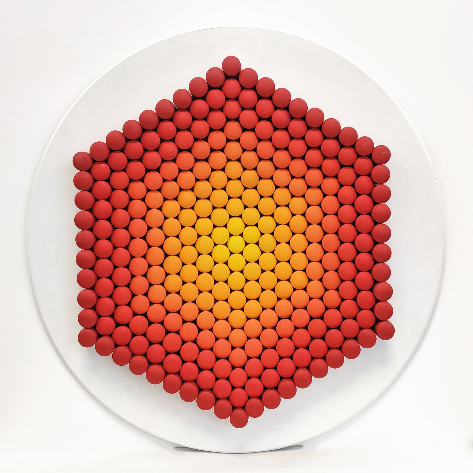 Stanford Slutsky | RED POPPY (CUSTOM CUT WOOD) (2009) | MutualArt