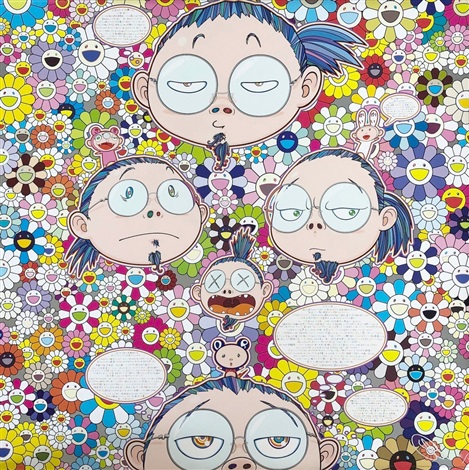 Takashi Murakami | Self-Portrait of the Manifold Worries of a Manifoldly Distressed Artist (2017 ...