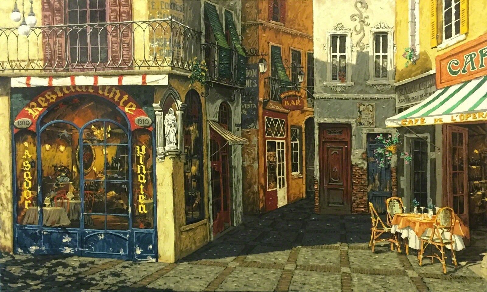 Viktor Shvaiko | PLAZA DEL CORREO VEJO (HAND EMBELLISHED) | MutualArt