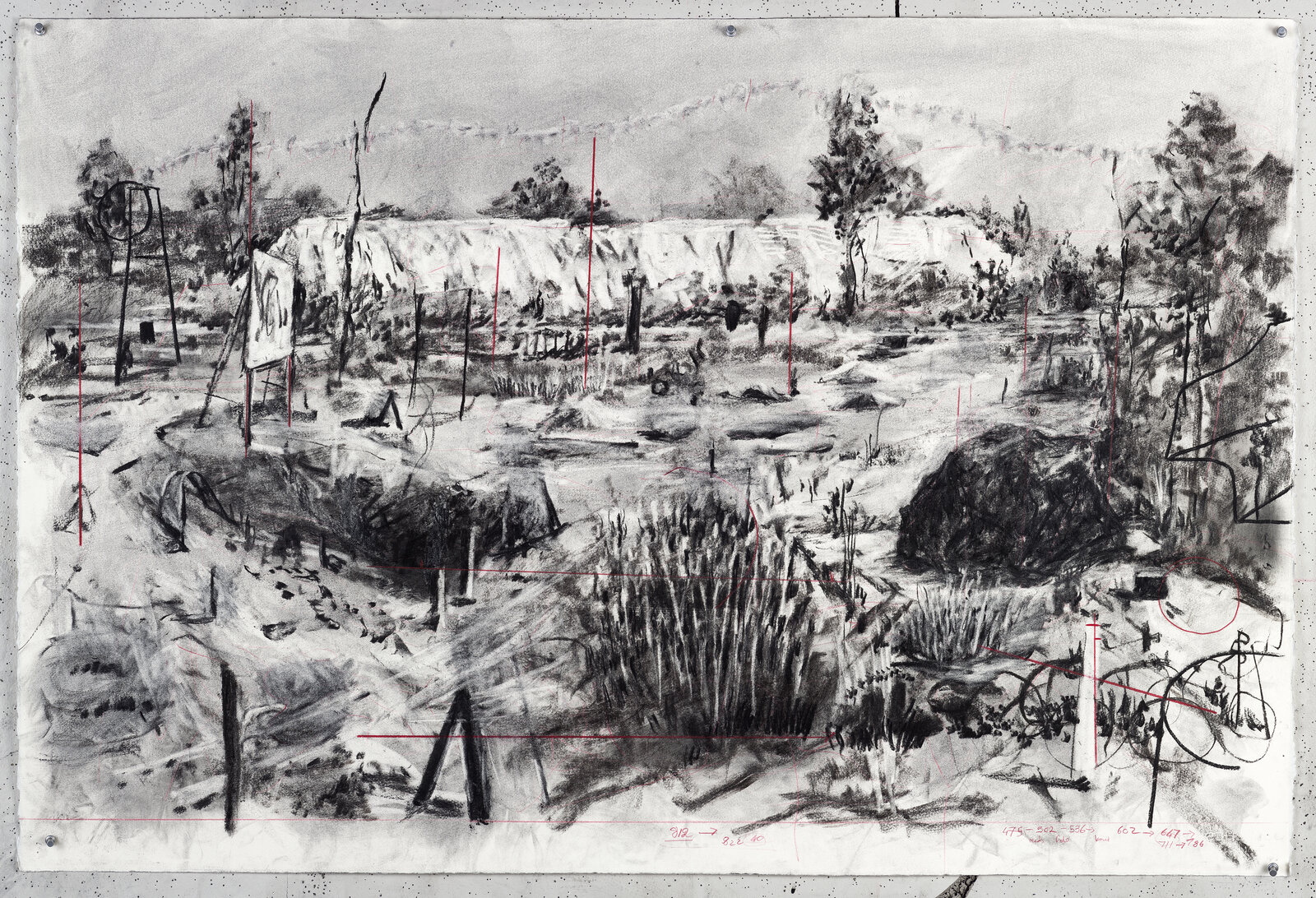William Kentridge | Drawing for City Deep (Landscape with Projection ...