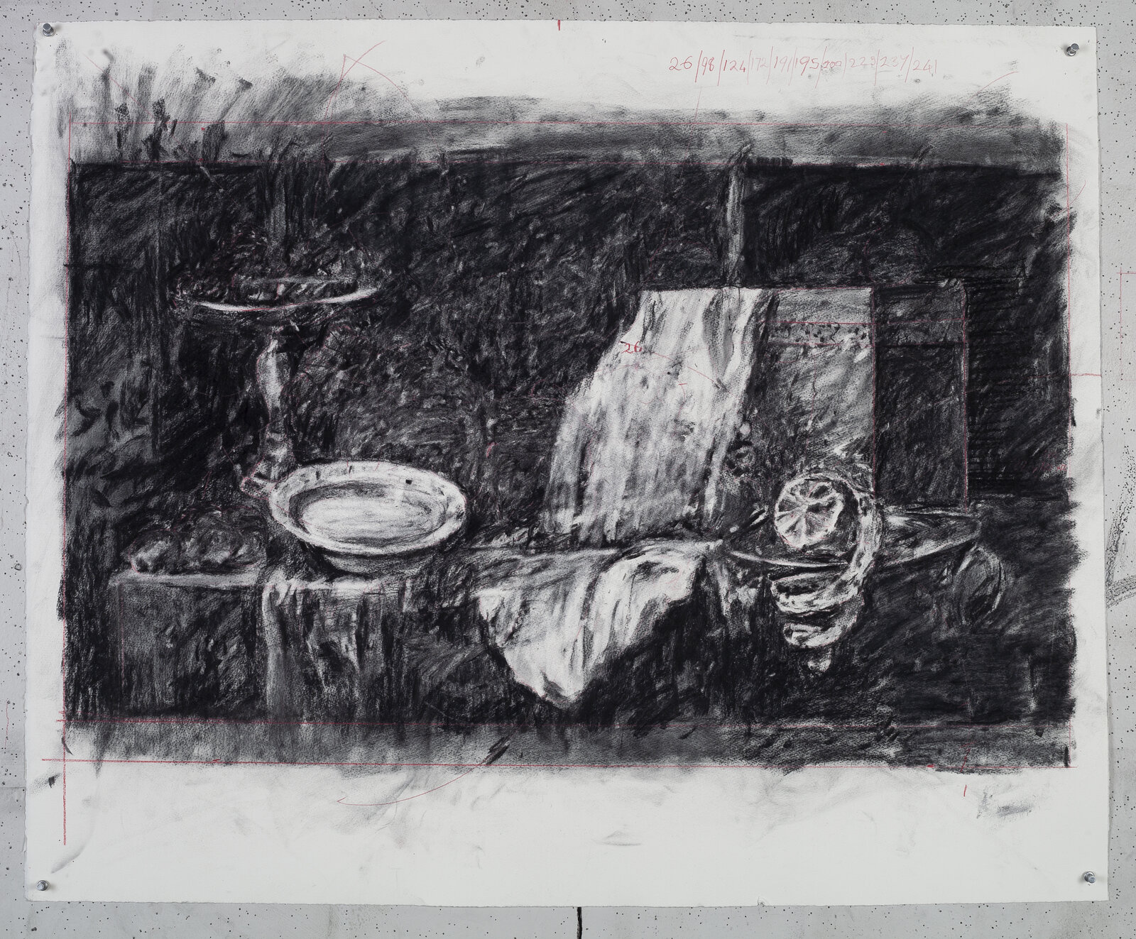 William Kentridge | Drawing for City Deep (Still Life) (2018) | MutualArt