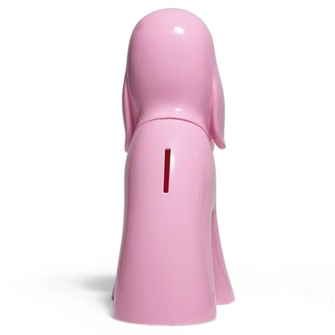Yoshitomo Nara | Aomori Dog Piggy Bank (Pink) (2016) | MutualArt